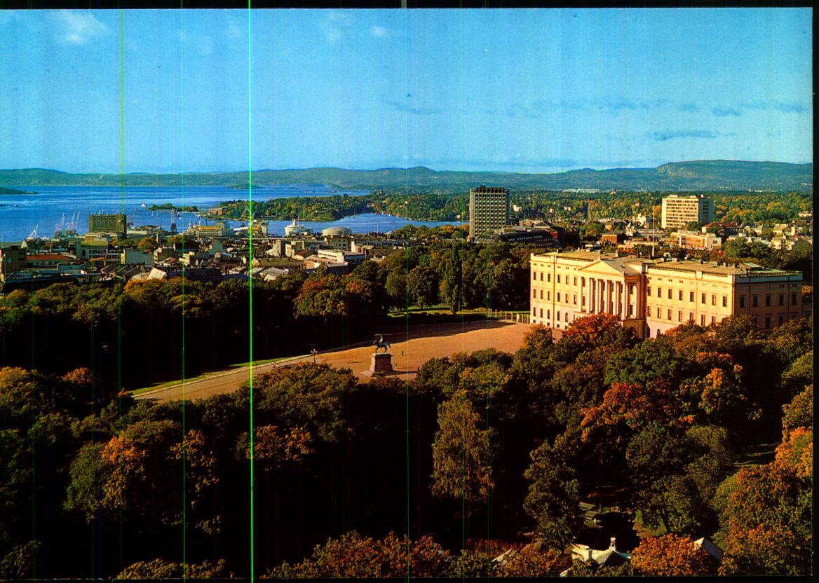 Udsigt til Kongeslottet - Oslo - Mittet 1316/17 - Ubrugt - Kong Harald ...