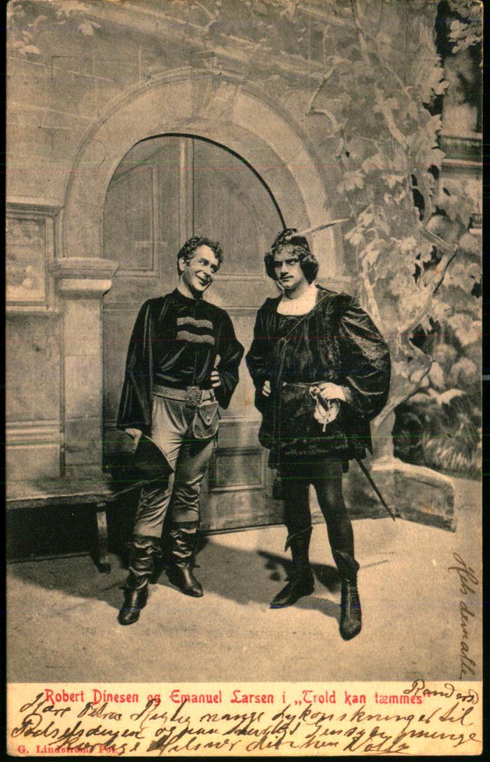 Robert Dinesen og Emanuel Larsen i Trold kan Tæmmes - Alex Vincent 1178 ...