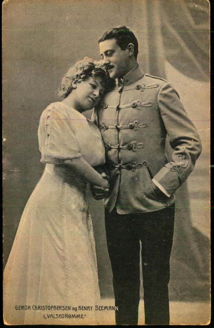 Gerda Christophersen og Henry Seemann i Valsedrømme - Alex Vincent 1680 ...