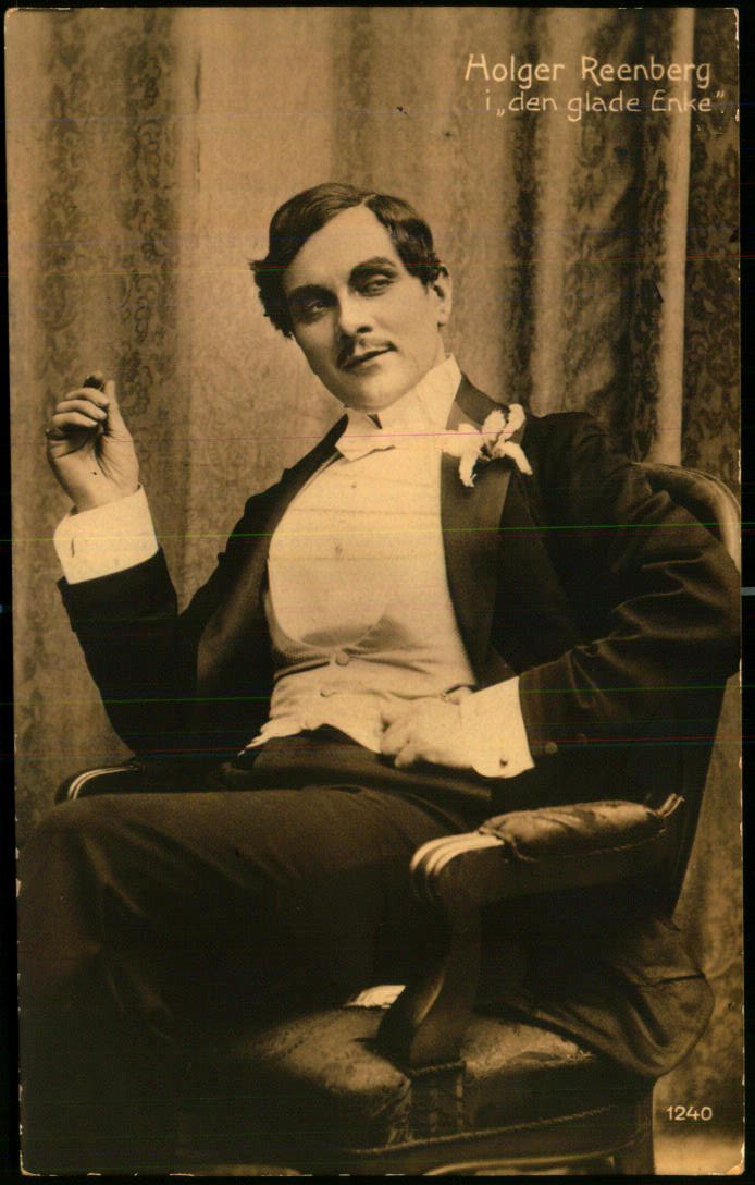 Holger Reenberg I Den glade Enke - P.H. 1240 - Ubrugt - Teater/Revy ...