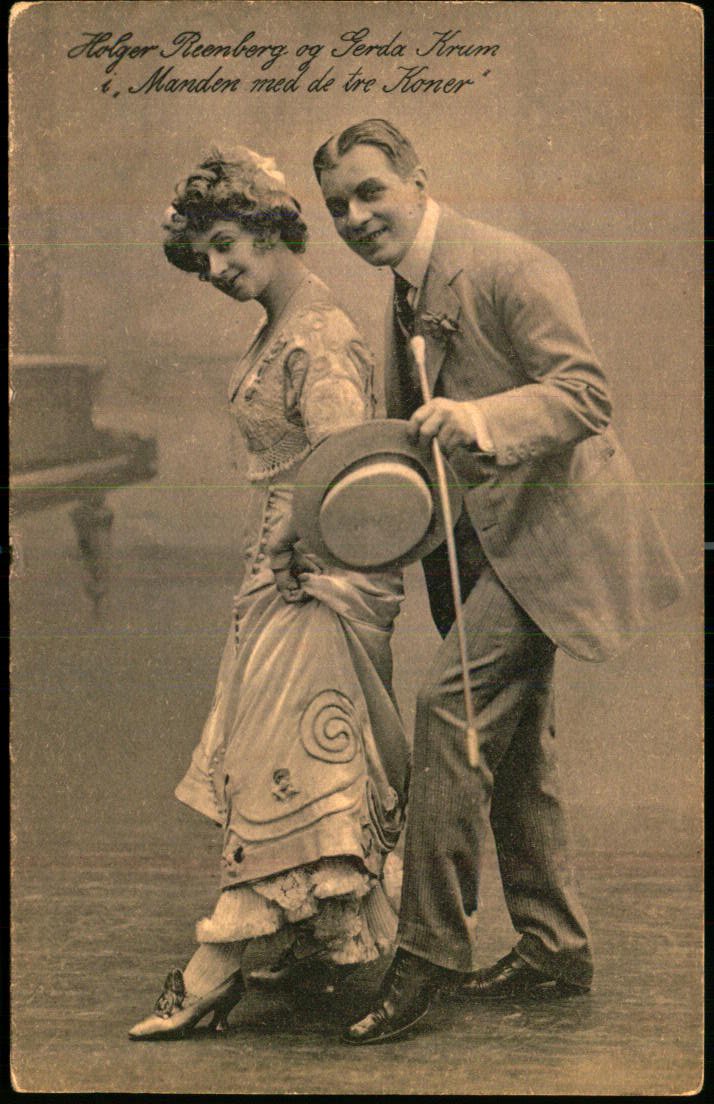 Holger Reenberg og Gerda Krum I Manden med de tre Koner - Alex Vincent ...