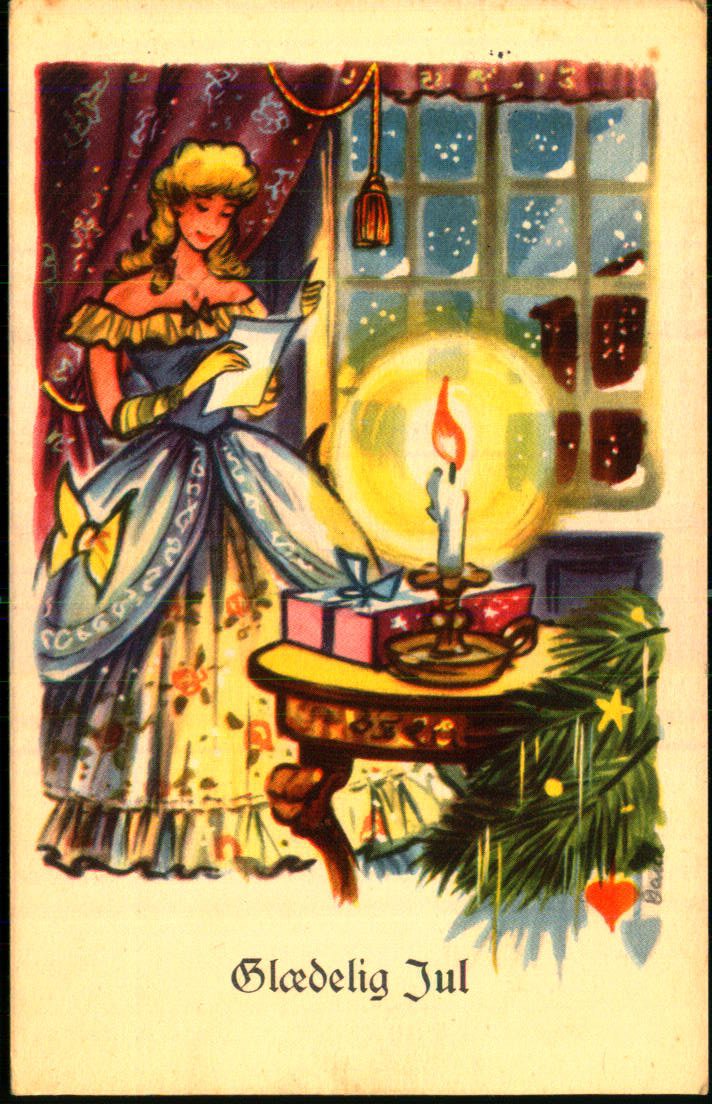 Dam - Glædelig Jul - Jali Serie 1294 - Brugt - Dam, Aage - Samlerhuset