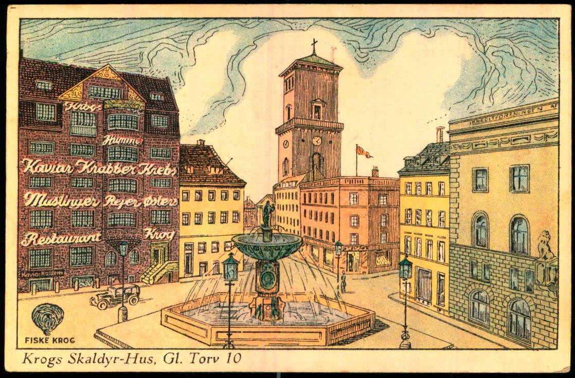 Krogs Skaldyr-Hus - Gl. Torv 10 - Krogs u/n - Brugt - Strøget - Samlerhuset