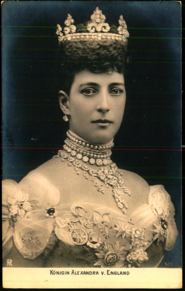 Dronning Alexandra - Ubrugt - Kong Edward 7. 1901 - 10 - Samlerhuset