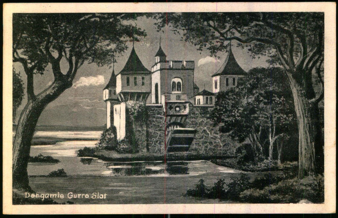 Det gamle Gurre Slot - I. Hansen 69694 - Ubrugt - 3490 Kvistgård ...