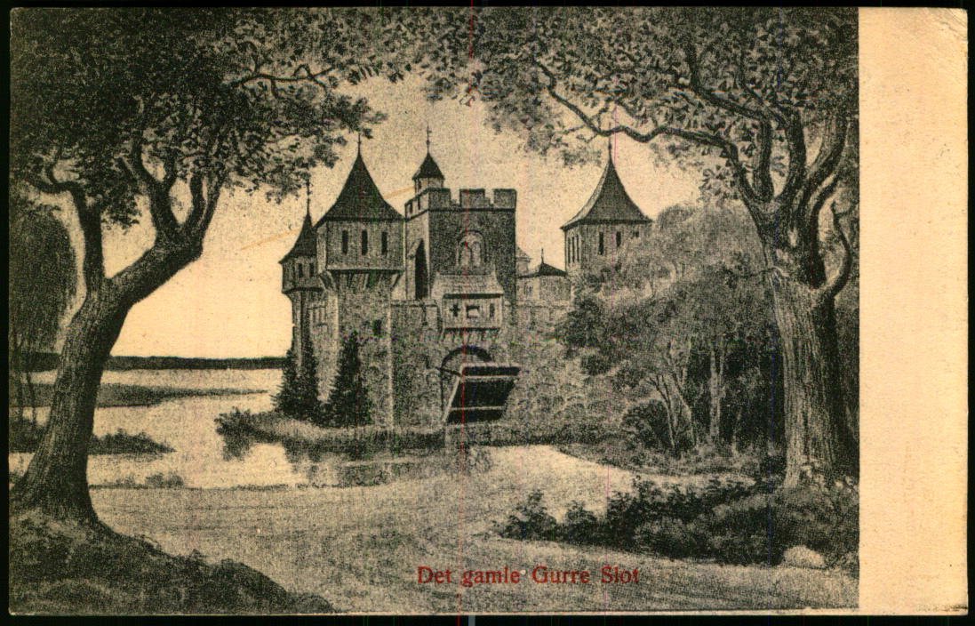 Det gamle Gurre Slot - J,M,, 582 - Brugt - 3490 Kvistgård - Samlerhuset