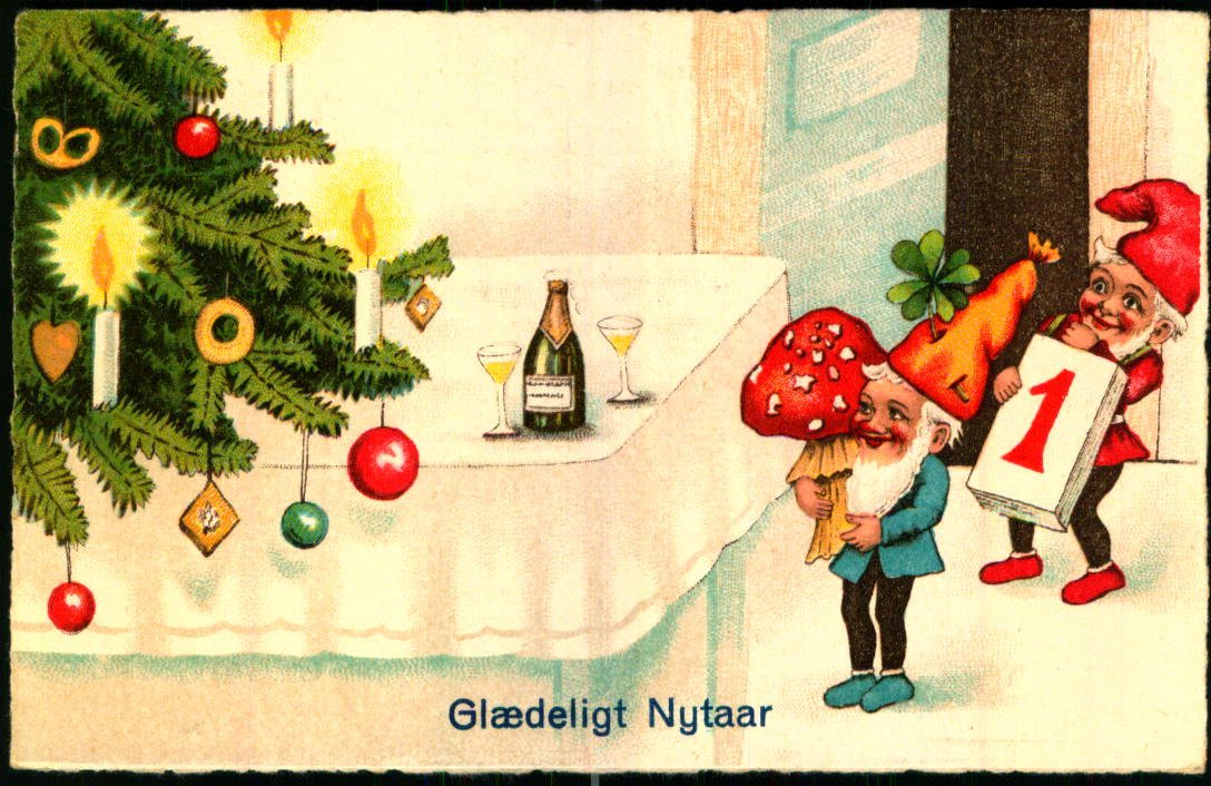 Glædeligt Nytaar - 2625 - Brugt - Nytårskort - Samlerhuset